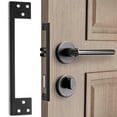 Eease 1 Set of Door Latch Guard Plate Metal Door Latch Protector Door ...