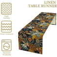 Colorful Paisley Floral Table Runner Vintage Asian Abstract Flower ...