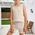 Afdoent Boys Clothing Sets Kids Sleeveless Tank Tops And Shorts Set ...
