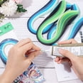 6 Colors Quilling Paper Strips Mixed Color 530x10mm about 120strips/bag ...