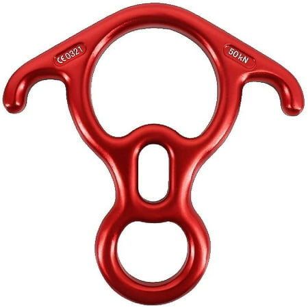 50kn Aluminum Climb Figure 8 Descender Rigging Plate Rappel Gear Rock ...