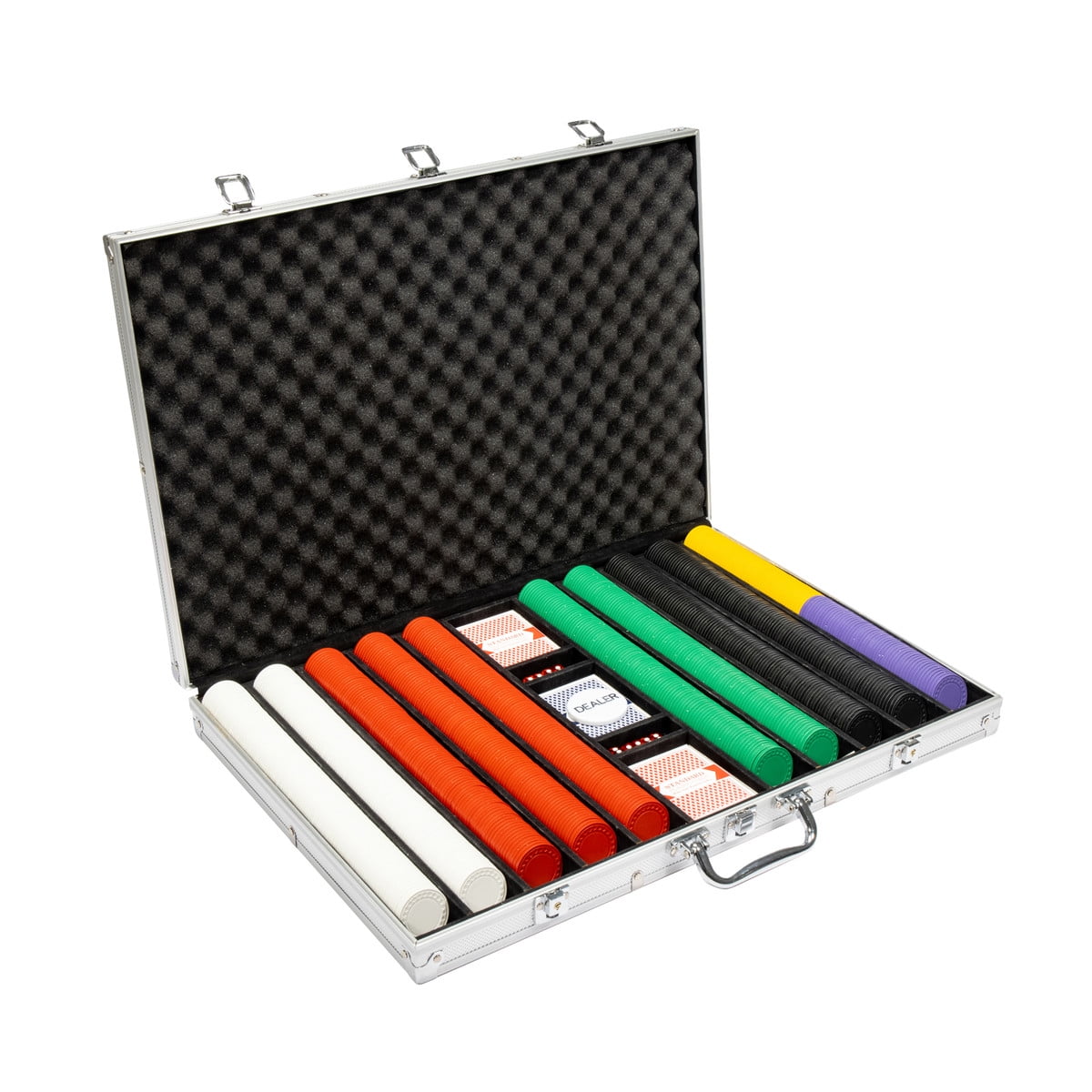 1000 Ct Super Diamond Poker Chip Set - Walmart.com