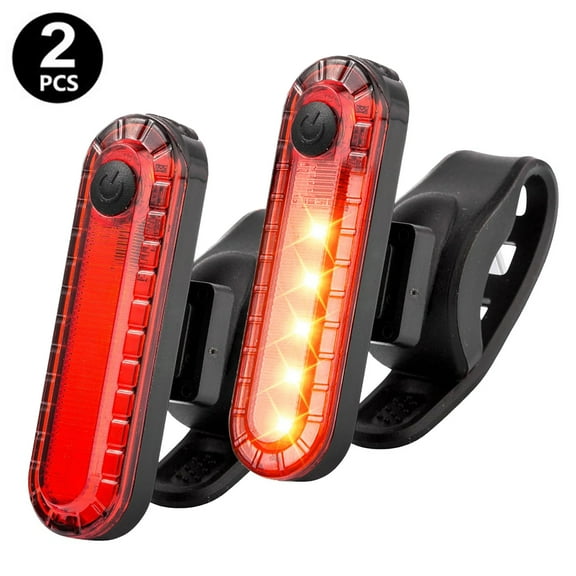 Bicycle Laser Lights LED Flashing Lamp High Visibility Tail Light Rear ...