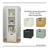 Better Homes & Gardens 4 Cube Vertical Storage Organizer, White Texture ...