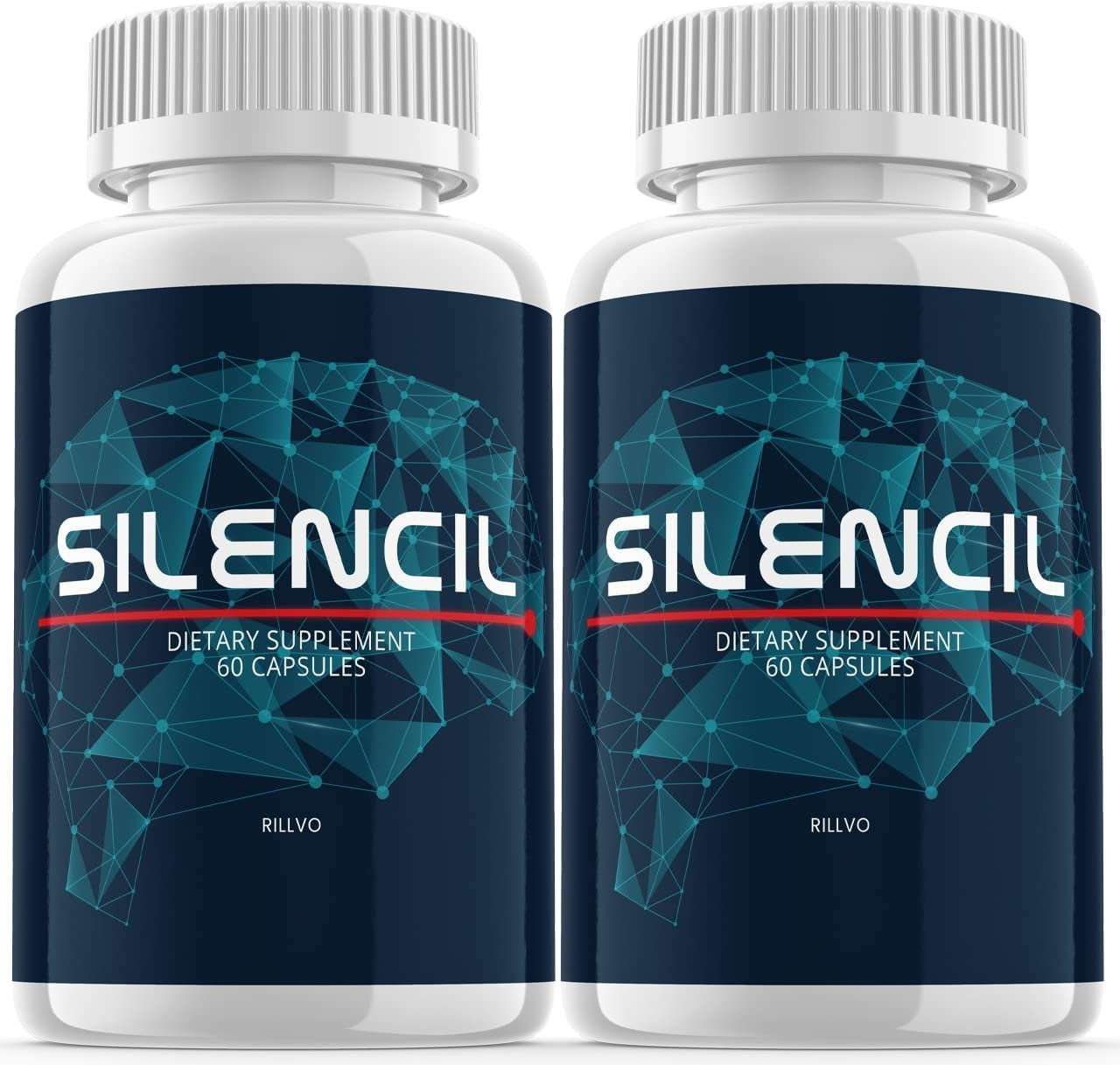 2 Pack Silencil Advanced Supplement Pills for Tinnitus, Support Ear ...
