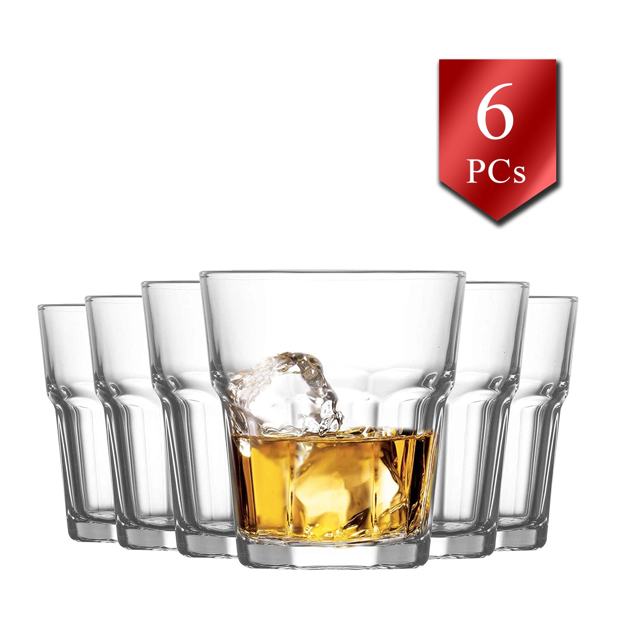 Lav Liqueur Glasses Set of 6, Elegant Liquor Glassware, 1.5 oz ...