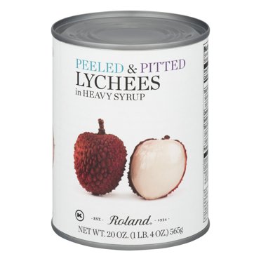 Dynasty Lychee with Syrup 15 Ounce Peeled Whole Juicy Sweet Lychees in ...