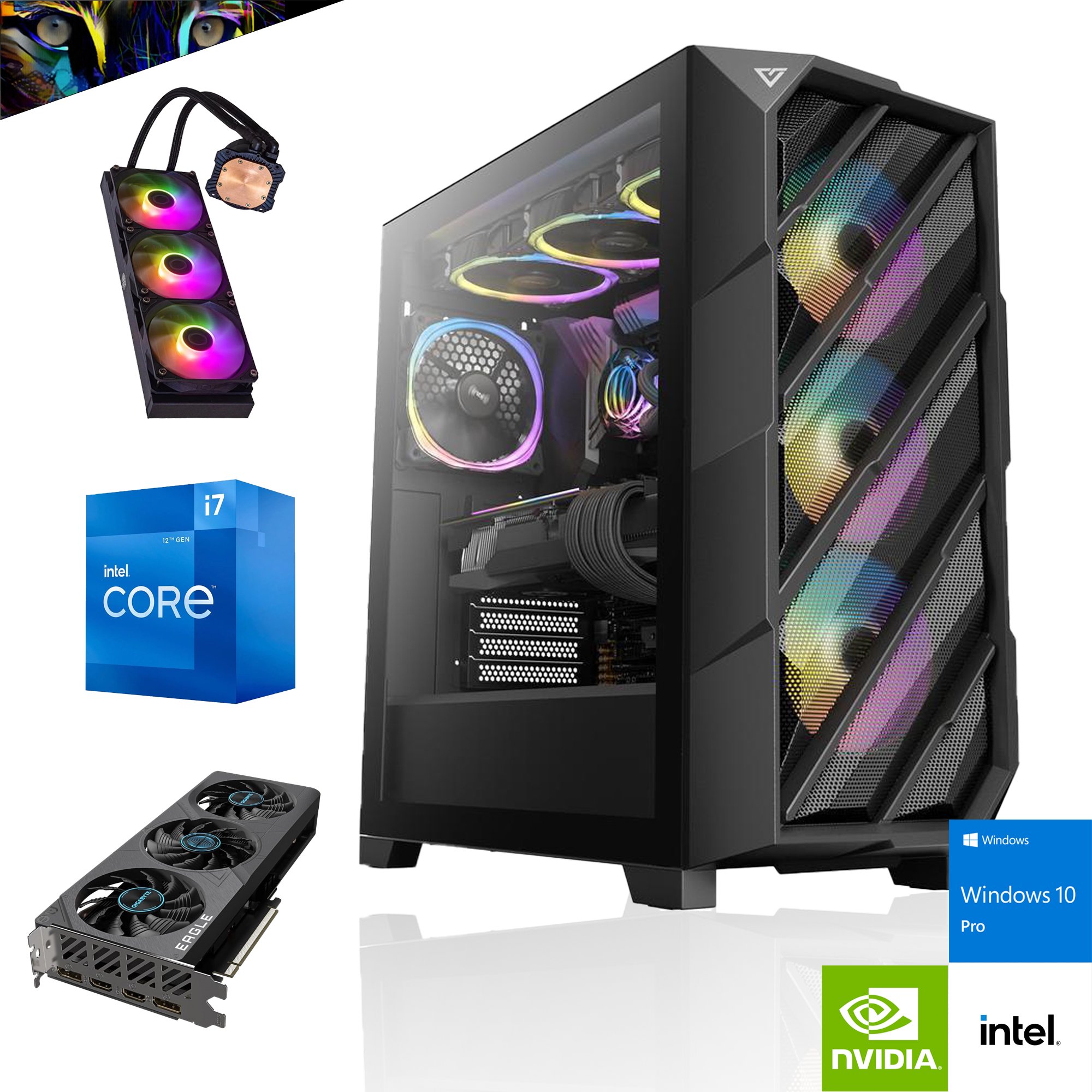 Pc Gamer: Intel Core I7 12700K 32Gb Ddr5 1Tb Rtx 4060 Ti Wif | Knasta Chile