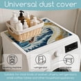 Chinese Dragon Laundry Washer Dryer Dust Cover Mat 23.6x23.6inch Ocean ...