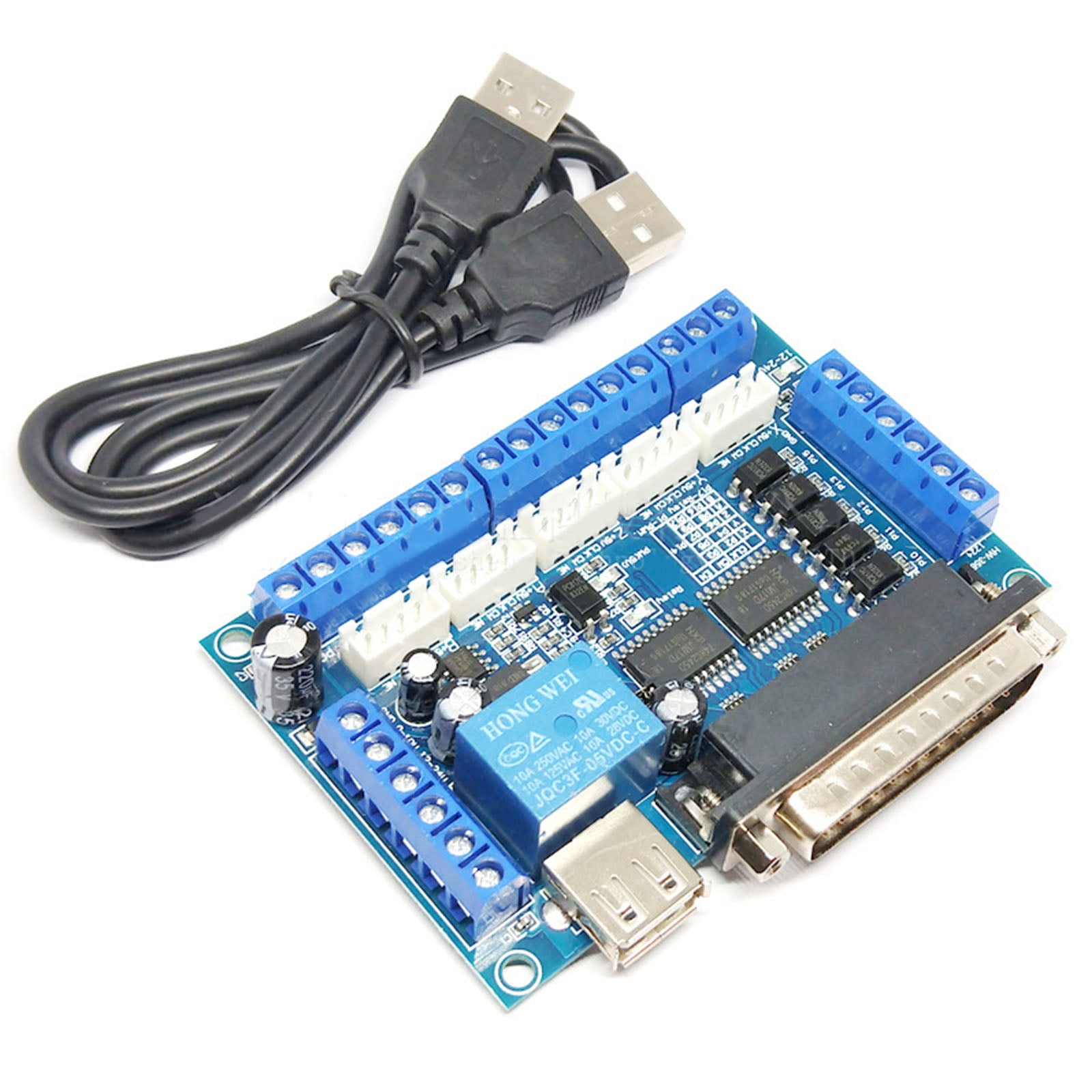 Buy MACH3 Engraving Machine 5 Axis CNC Breakout Board for Stepper Motor ...