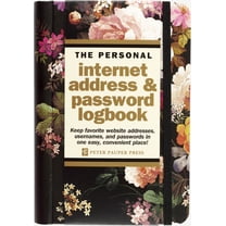 Peter Pauper Press, Internet Address & Password Logbook, Large Format ...