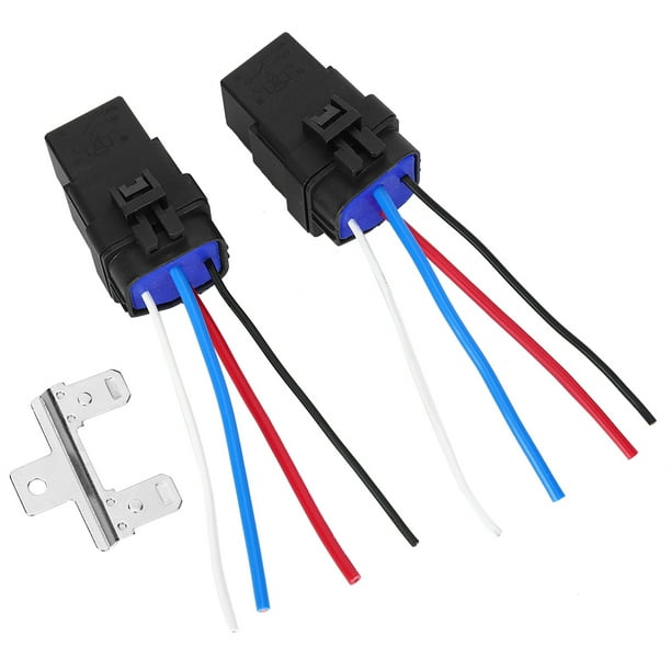 Relay Socket,1 Set 12V DC Auto Relayand Relay Holder Waterproof Auto ...