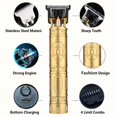 T9 Portable Vintage Hair Trimmer - USB Fast Charging Cordless Barber ...