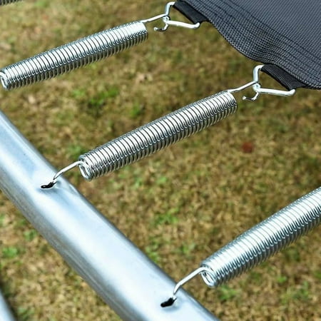 Pack of 10 Trampoline Springs Steel Bounce Outdoor Jumping with T Hook ...