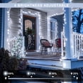 500 LED White String Lights 163ft Indoor Outdoor Landscape Walkway Use ...