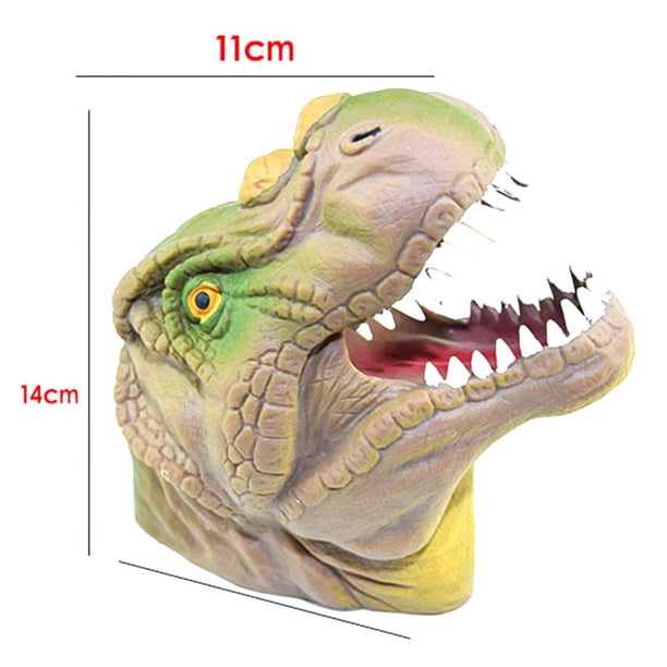 stanreset Dinosaur Puppet Dinosaur Hand Puppet Realistic Dinosaur Head ...