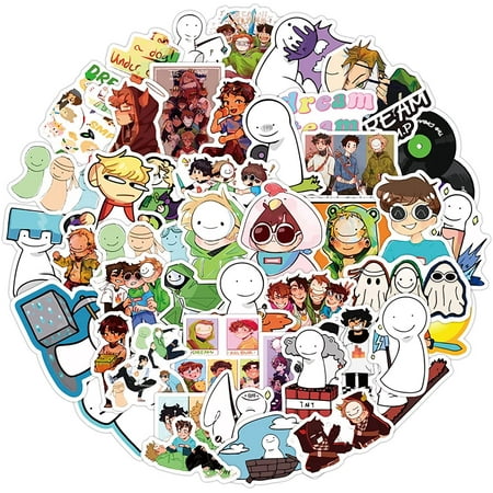 Dream SMP Sticker for Teen Skateboard, Cool Waterproof Game Decal for ...