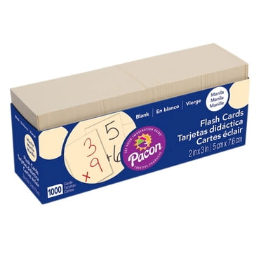 "Blank Flash Card Dispenser Boxes, 2 X 3, Assorted, 1,000/pack | Bundle ...