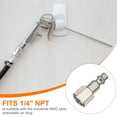 25pcs Industrial Air Plug 1/4" NPT Female High Flow Quick Connect Air ...