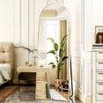 64"x21" Arched Full Length Mirror Free Standing Floor Mirrors Leaning ...