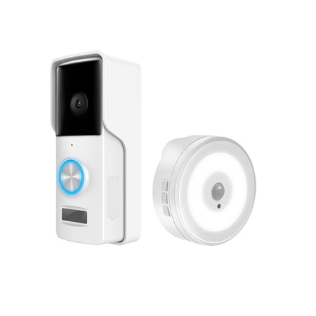 Bkuxy Video Doorbell,1080P Waterproof WiFi Wireless Door Bell with Door ...