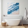 Canvas Print Wall Art Oil Paintings Abstract Watercolor Ocean Beach ...