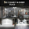 LED Garage Light 2 Pack Bright 20000Lm LED Workshop Ceiling Basement ...