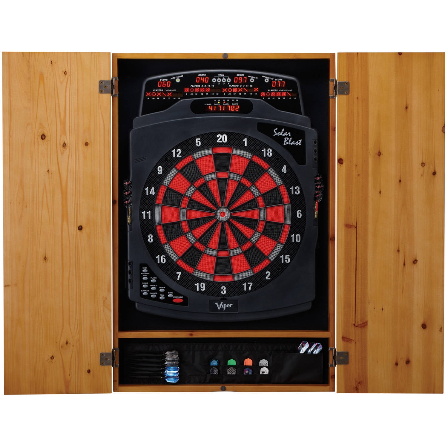 Viper Metropolitan Dart Board Cabinet for Electronic Dart Boards ...