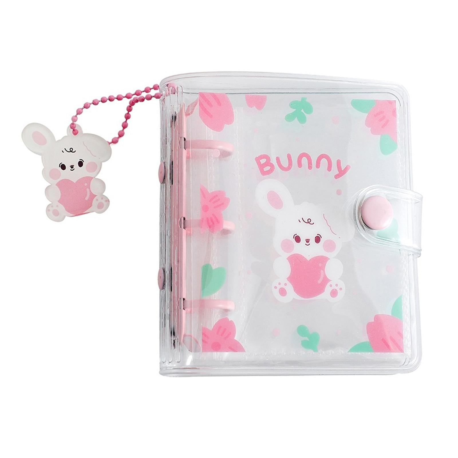 Mini Photo Album with Pendant ID Holder 10 Pockets Photocard Holder for ...