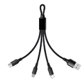 4 in 1 Multifunction Data Cable in Black Color: Computer Accessories ...