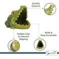 Servette Home Decorative Alligator Dish Sponge Holder for Kitchen Sink ...