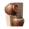 Three Jug and Pillar 35 1/2" High Large Rustic Indoor Outdoor Decor ...