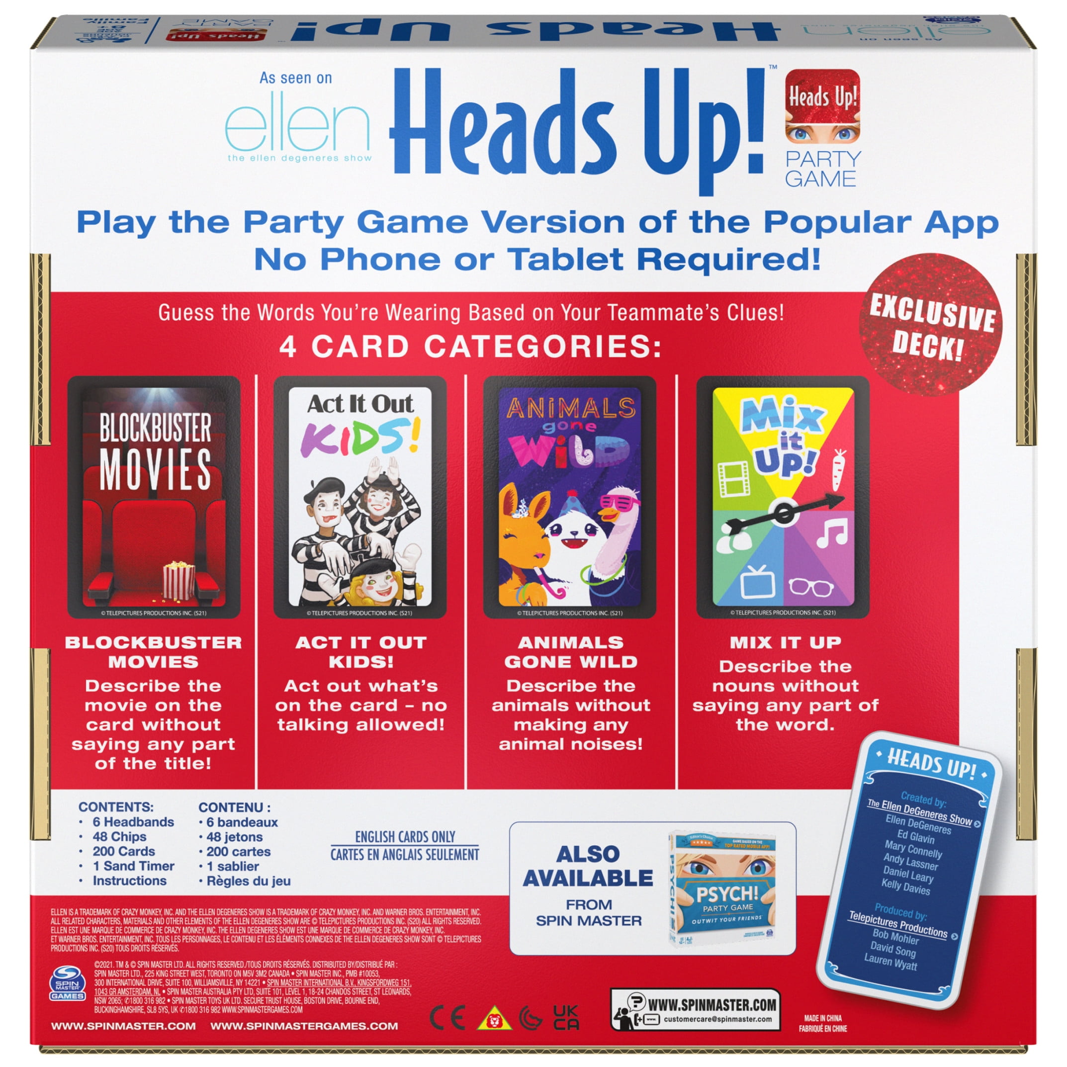 Spin Master Games, Heads Up! Party Game, 4th Nepal | Ubuy