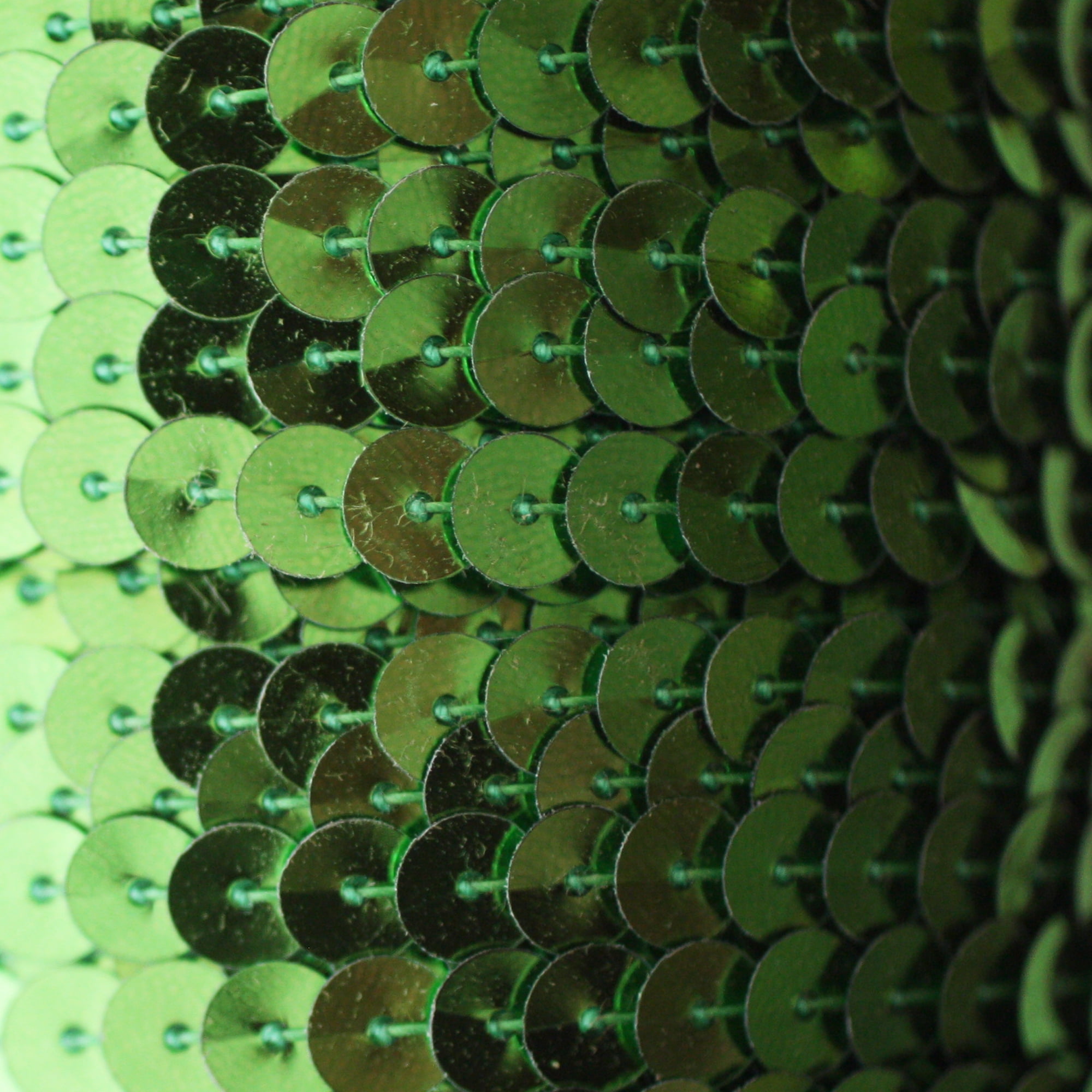 Lime Green Sequin Trim 6mm Center Stitched Shiny Metallic Made in USA ...