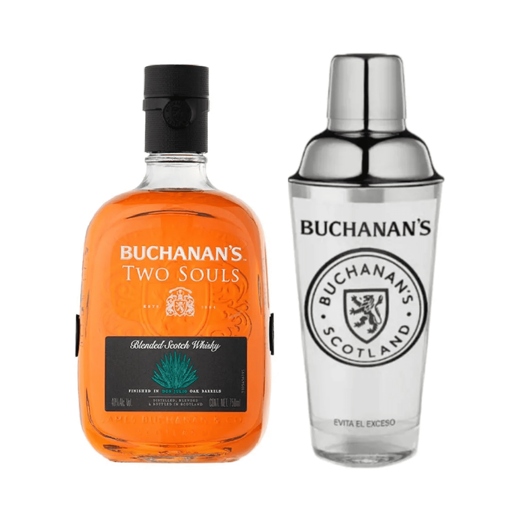 Whisky Buchanans Two Souls 750 Ml + Shaker Buchanans | Bodega Aurrera ...