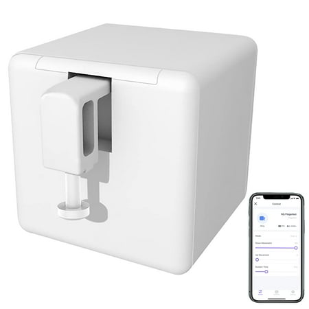 Smart Switch Button Pusher: Wireless App or Timer Control, No Wiring, Smart Bluetooth Fingerbot ...