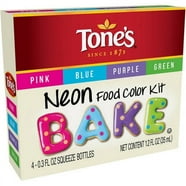 Great Value Assorted Food Color and Egg Dye, .25 fl oz, 4 Count ...