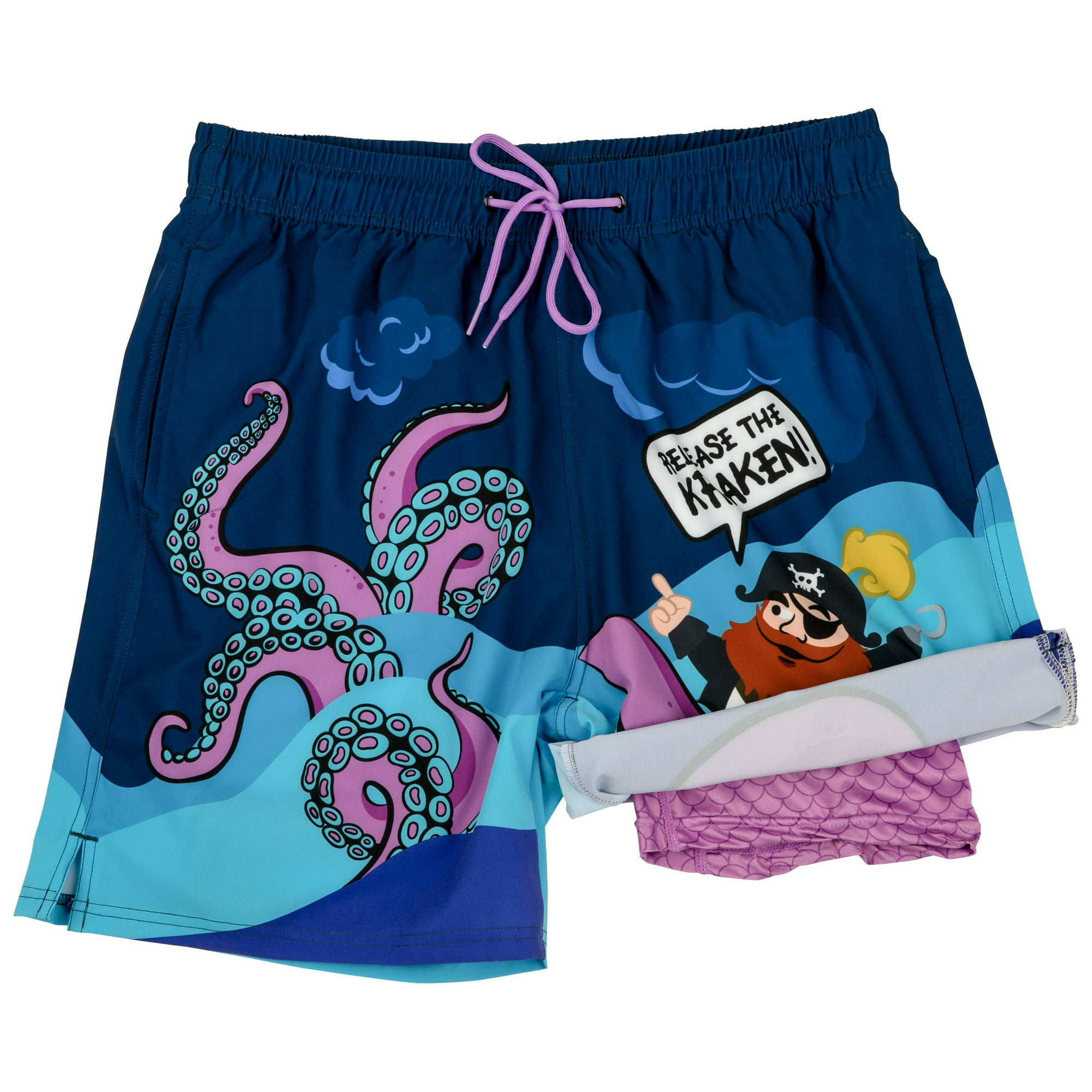 Click here for Pop Culture Release The Kraken! 6 Inseam Lined Swi... prices