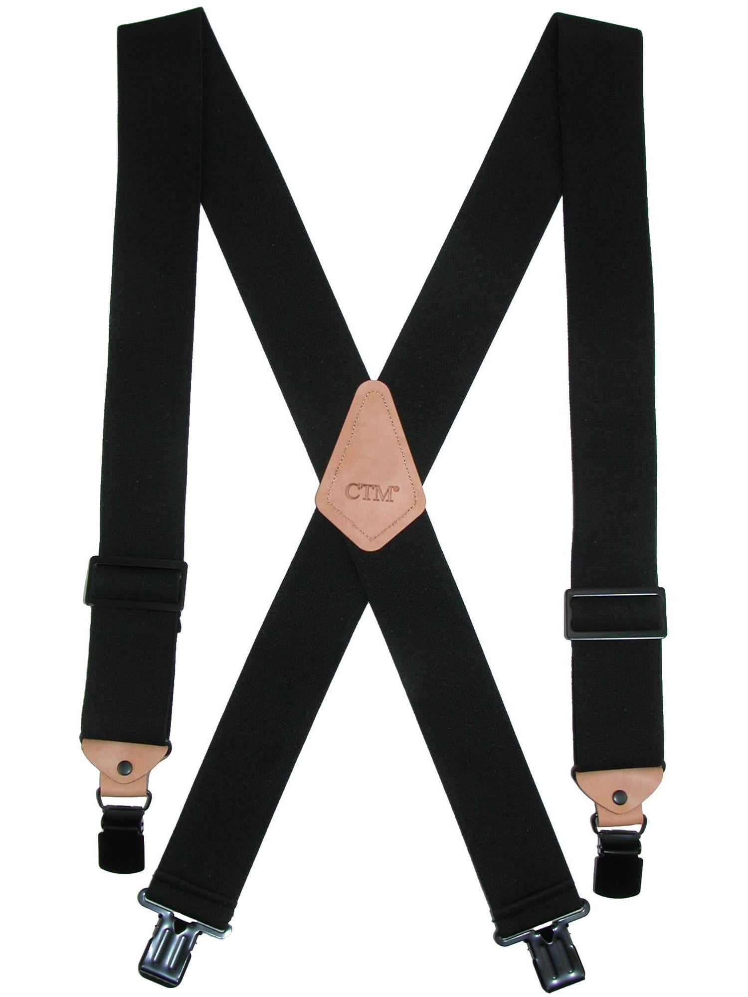 CTM Heavy Duty Clip-End Work Suspenders (Men) - Walmart.com