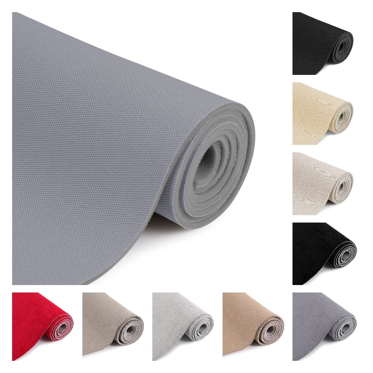 60 in Suede Headliner Fabric Roof Liner 1/8" Foam Backing Polyester ...