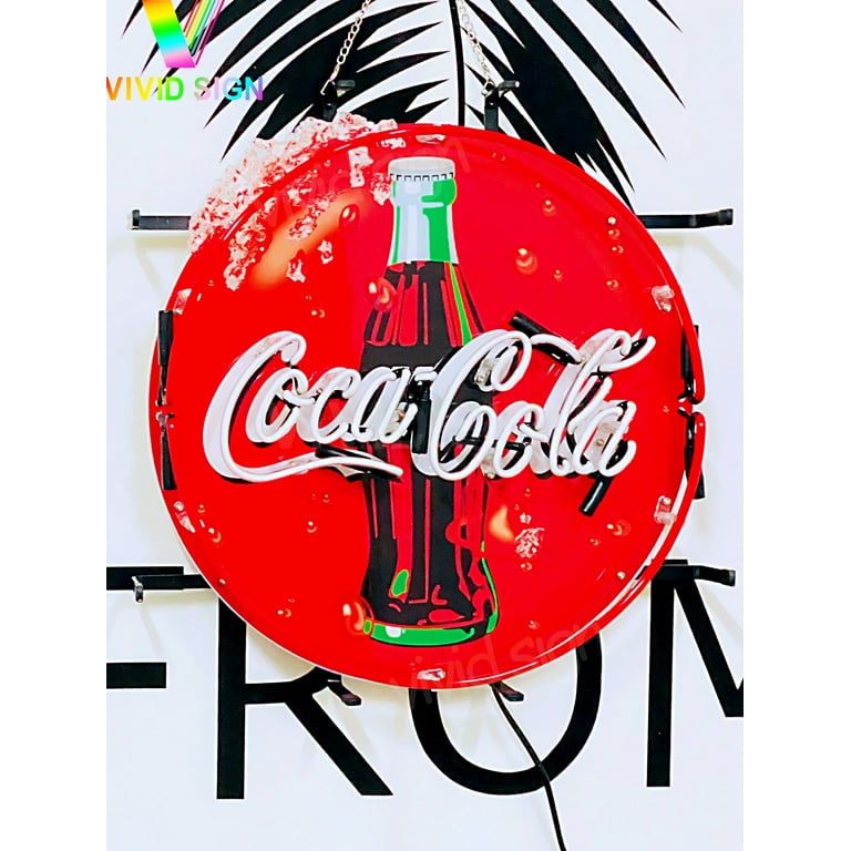 Neon Coke Bottles