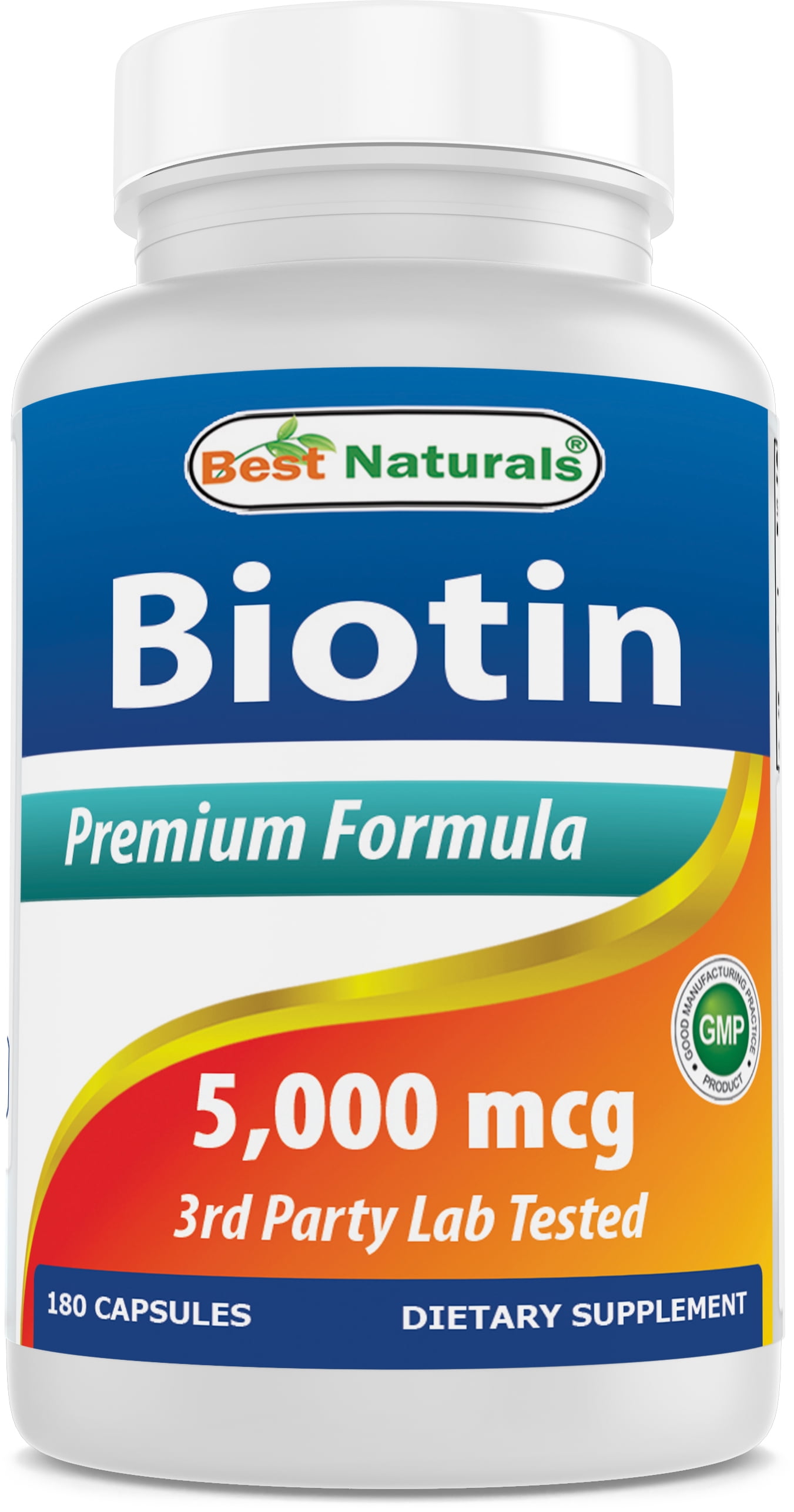 Best Naturals Biotin 5 mg 180 Capsules | Supplement | Supports Healthy ...