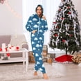 Adult Onesie Blue Background Adult Onesie Clouds Star Zipper One-Piece ...
