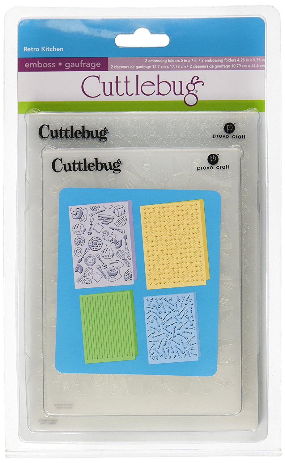 Craft Supplies & Tools 4pc Birthday Cuttlebug Embossing Folder Paper ...