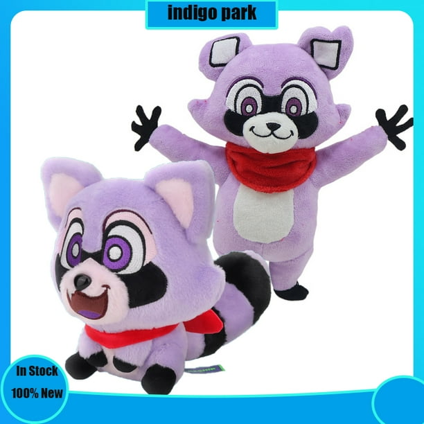 Peluche de Rambley Indigo Park para niños, mapache, pájaro, Kawaii ...