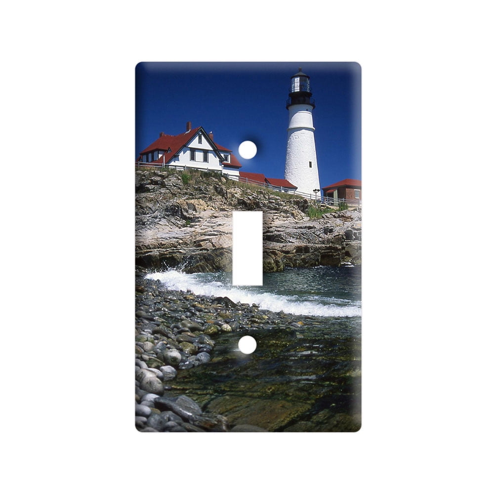 Maine Lighthouse - Portland Head Light Switch Plate Cover - Walmart.com