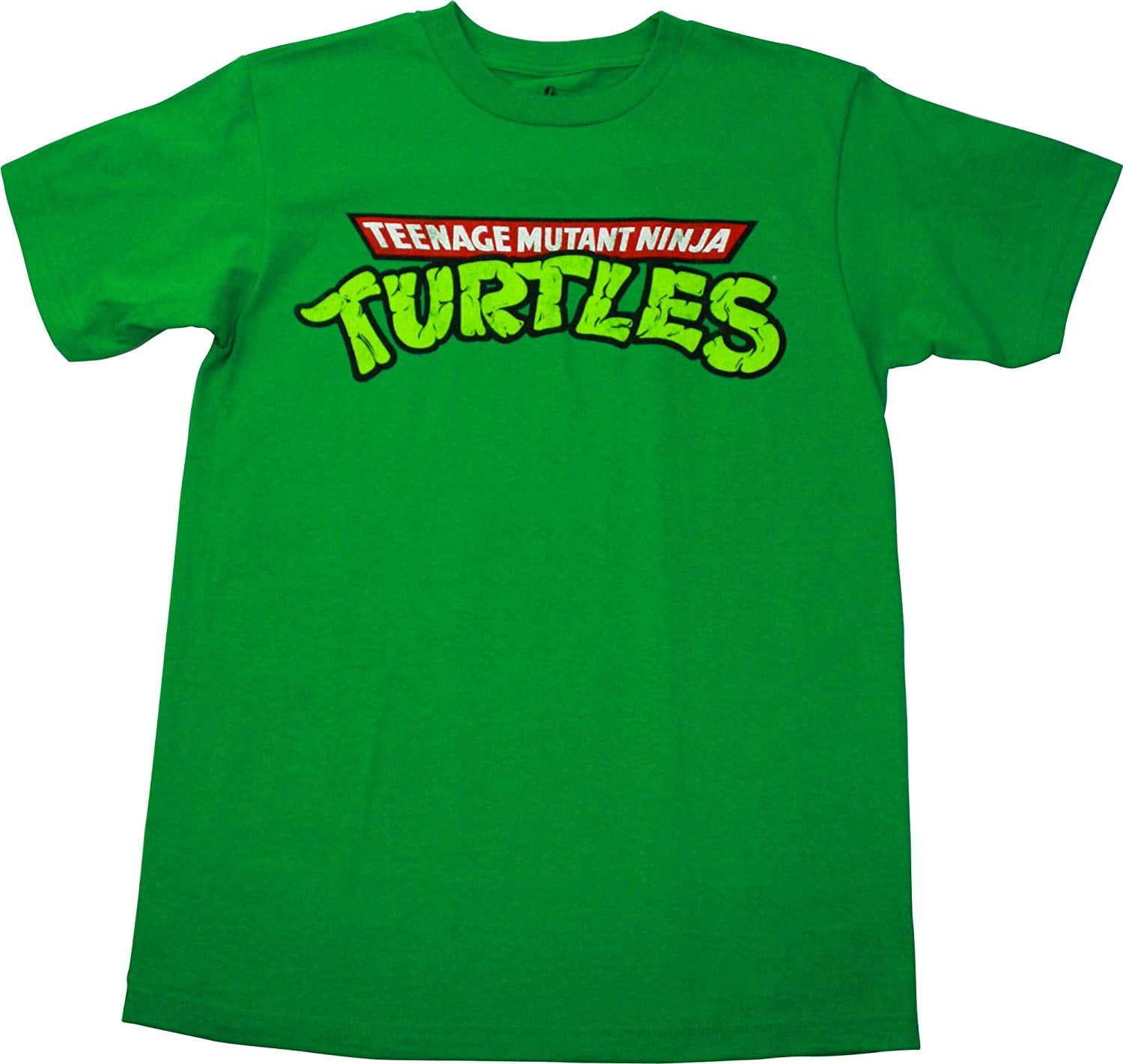 Teenage Mutant Ninja Turtles Logo Men's T-Shirt, Green, Small - Walmart.com