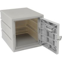 Remcon Plastics 1-Tier 1 Door Modular Plastic Locker 12""W x 15""D x 12 ...