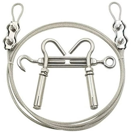 Clotheslines 20ft/6m Portable Windproof Anti-sag Clothes Rope Line with ...