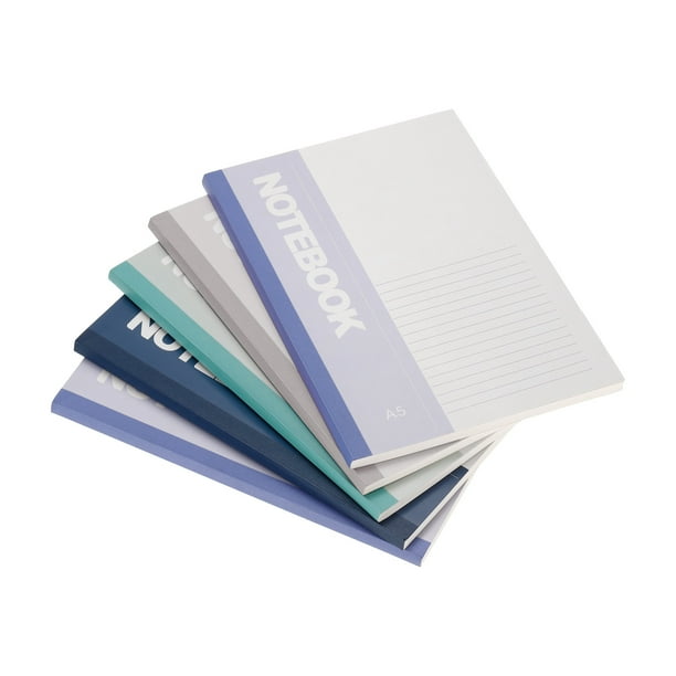 Uxcell Composition Notebooks Notebook Wide Ruled Lined Paper 78 Sheets ...